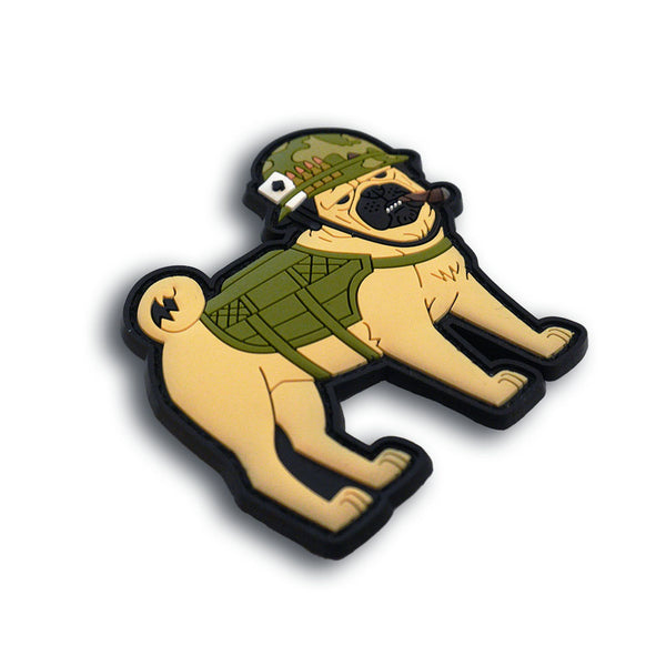 "Nam Pug" - The TactiPug Tactical Dog PVC Morale Patch – Patch Fiend